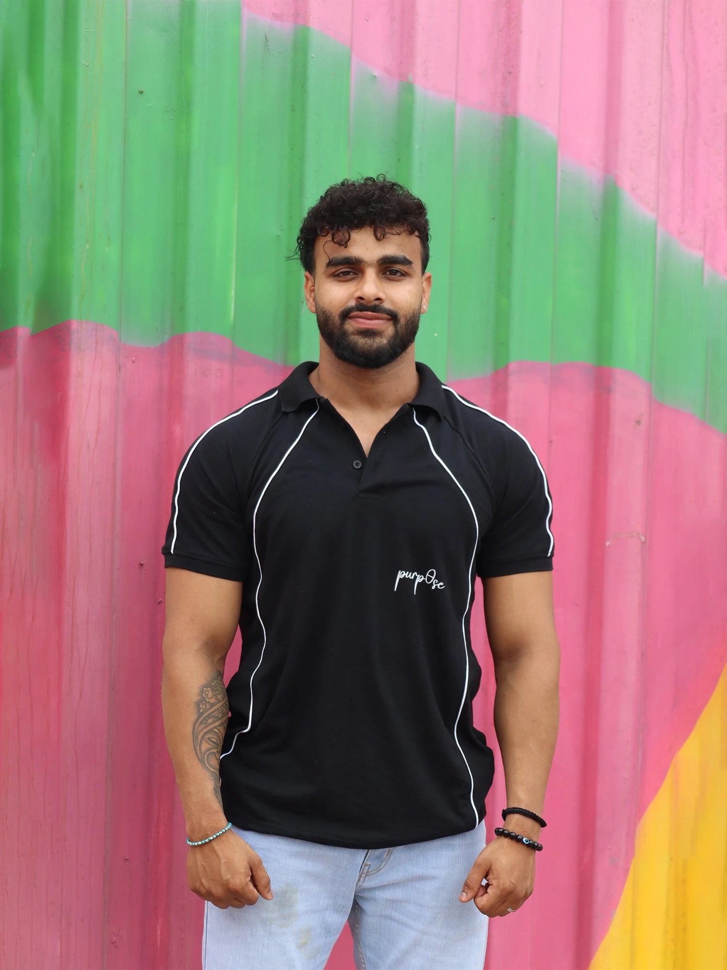 NIGHT BITE Polo T-Shirt | purp0se